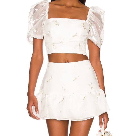 Amanda Uprichard | Skirts | Amanda Uprichard X Revolve Gabbie Skort ...